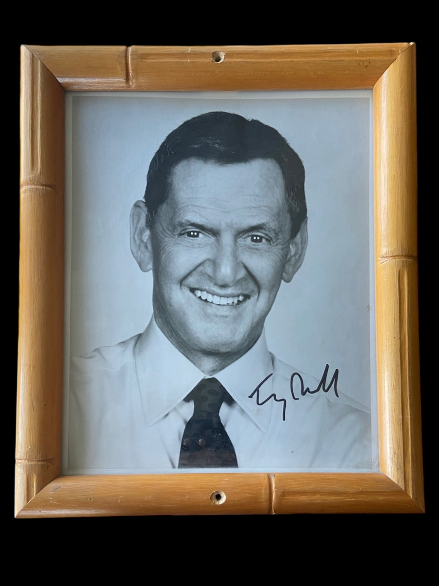 Signed Tony Randall photo and Bamboo Frame From The Debbie Reynolds Da ...